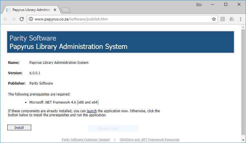 - Papyrus Library Administration System